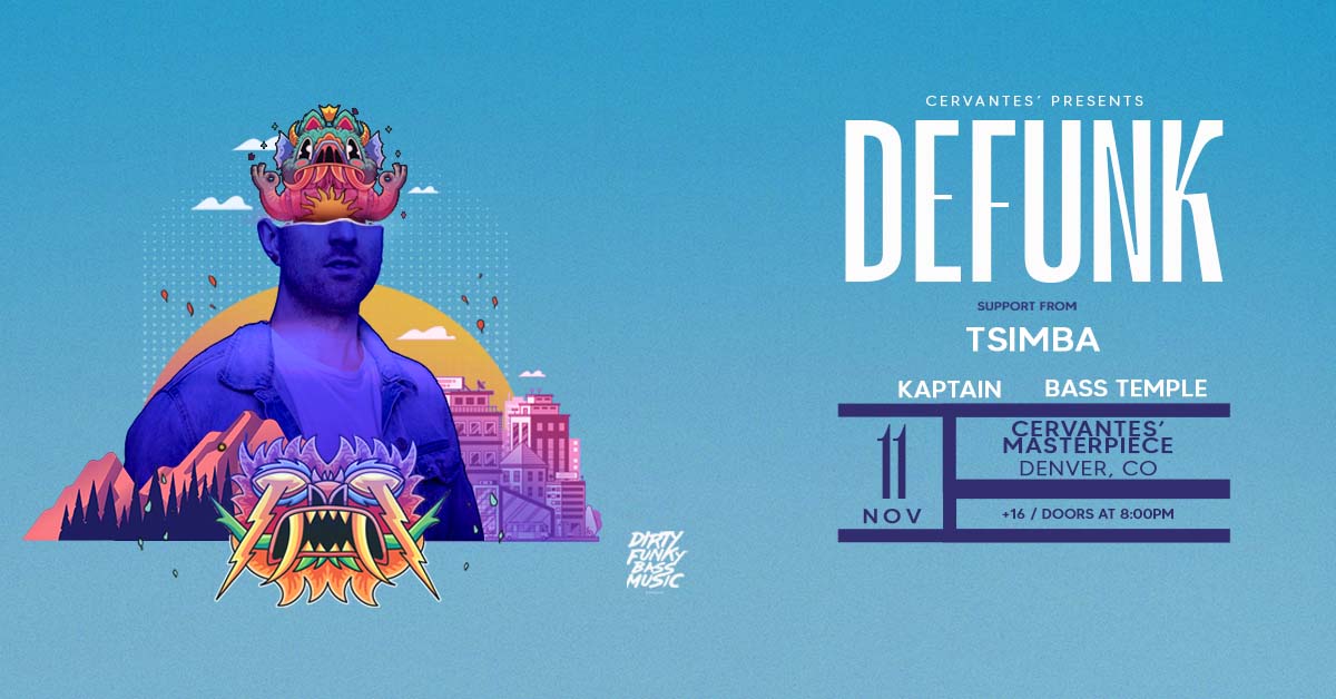 Defunk Set To Bring The Heat To Cervantes Ballroom With Tsimba, Kaptain ...